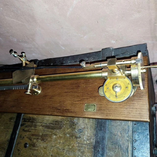 ANTIQUE TEXTILE INDUSTRY Torsiometer Measuring Device STUTZ & Co Brass ...