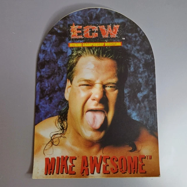 ECW MIKE AWESOME OSFTM Sticker Extreme Championship Wrestling Figure ...