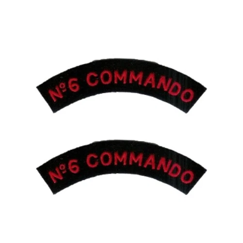 WW2 BRITISH Army Navy Military 6 Commando Shoulder Flashes Badges ...