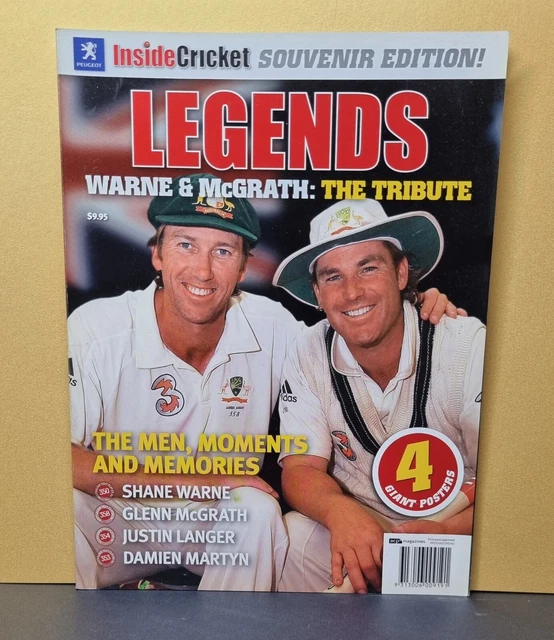 INSIDE CRICKET MAGAZINE Legends Tribute to Shane Warne & Glenn McGrath ...