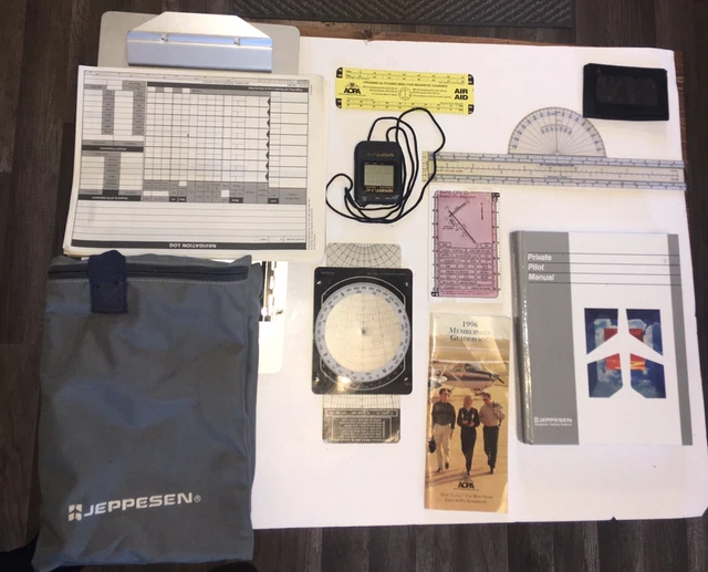 AVIATION FLIGHT LOG Planning Tools Private Pilot Manual Computer ...