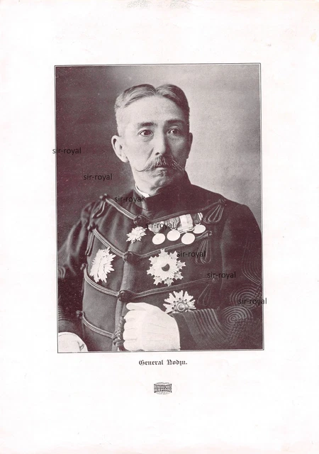 GENERAL MARQUIS NOZU Michitsura - 1904 - Historischer Kunstdruck ...
