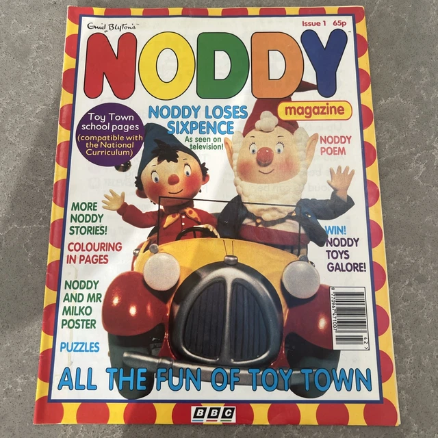 ENID BLYTON'S NODDY Magazine Issue 1 BBC Comic 1992 Retro - Very G ...