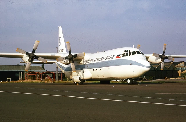 AIRCRAFT SLIDE - Philippine Transport C-130 Hercules RP-C100 - 1975 ...
