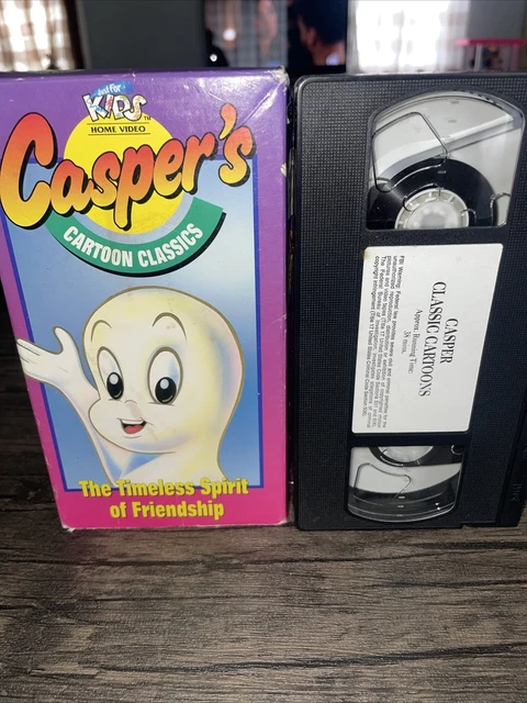 CASPER’S CARTOON CLASSICS The Timeless Friendship Spirit VHS New Just ...