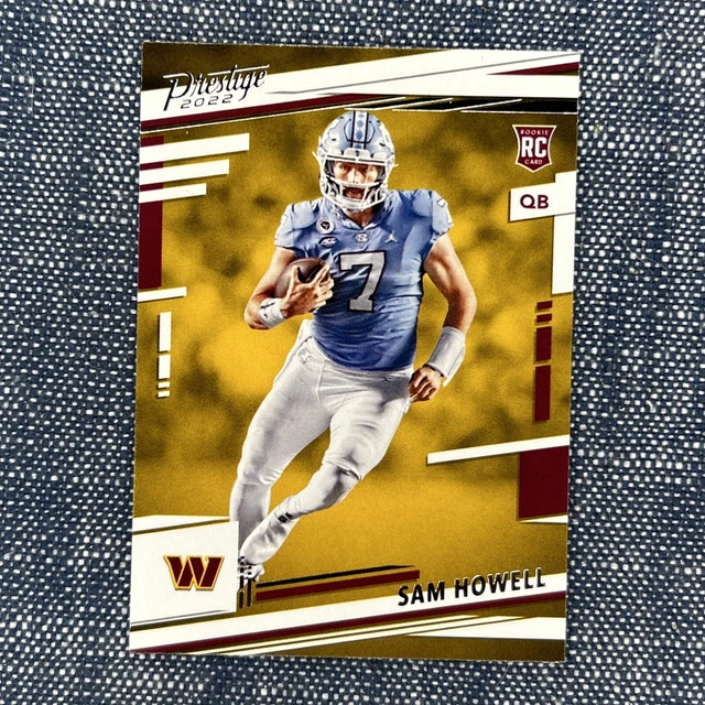 2022 PRESTIGE SAM HOWELL Rookie Card RC #305 Washington Commanders EUR ...