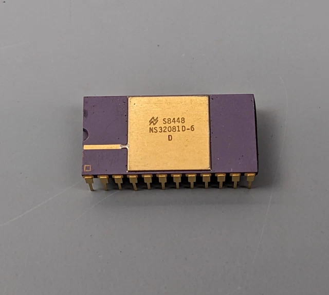NATIONAL SEMICONDUCTOR NS32081D-6 Floating Point Unit for NS 32K CPU ...