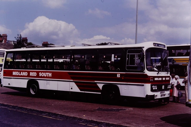 1980S ORIGINAL BUS Coach Slide Midland Red South Banbury BYP 790V Ref ...