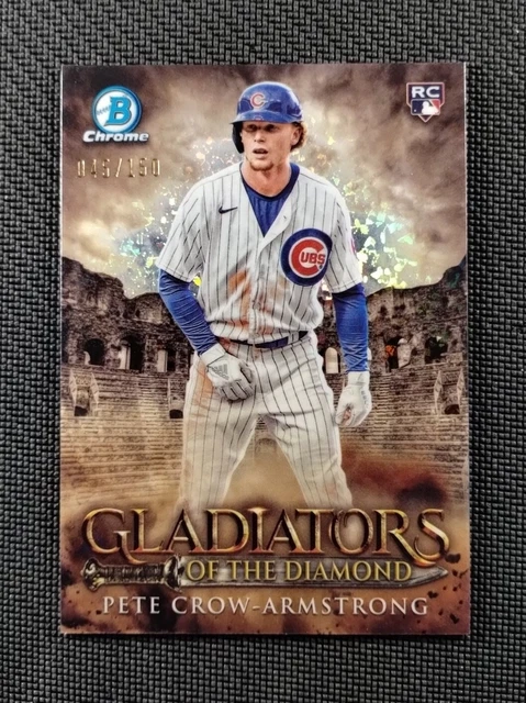 ÉTUI PETE CROW-ARMSTRONG 2024 Bowman RC Gladiators Of The Diamond Hit ...
