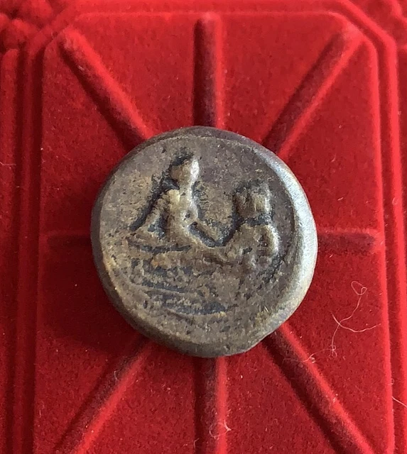 RARE ANCIENT ROMAN Spintria Brothel Entry Token Coin Caligula £0.74 ...