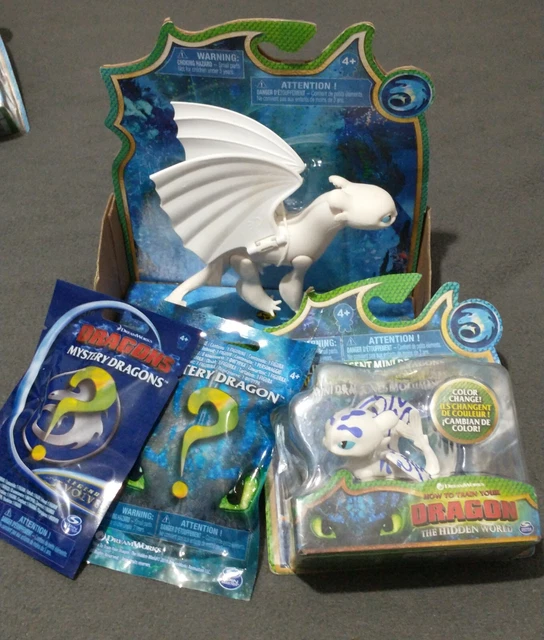 DREAMWORKS HOW TO train your dragon Light Fury figure toy bundle £15.00 ...