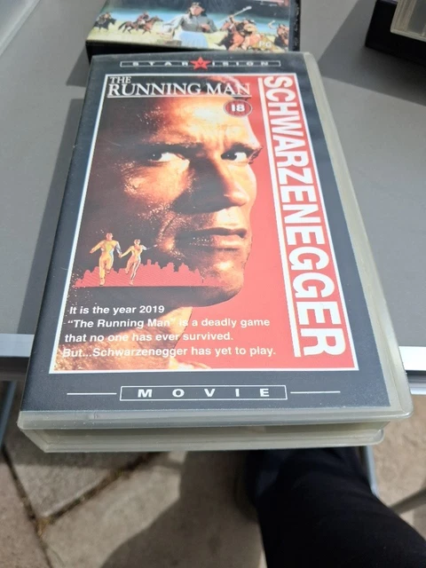 THE RUNNING MAN - Arnold Schwarzenegger PAL VHS Video Tape £1.17 ...