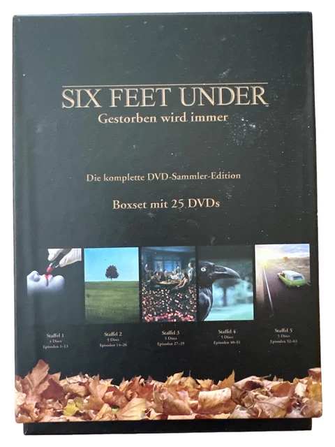 SIX FEET UNDER Serie Completa DVD Box Set 25 Dischi EUR 41,63 - PicClick IT