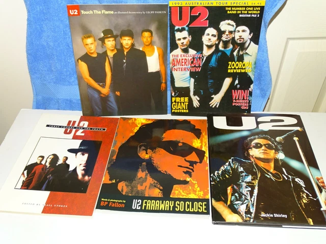 U2 * 5 Books * Touch The Flame, '93 Tour Spec. Inc Poster, 3 Chords, Faraway, U2 $65.00 ...