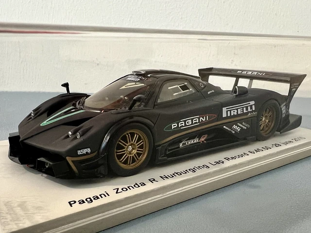 PAGANI ZONDA R 1/43 Spark Models S0198 Nurburgring Lap Record - No Box ...