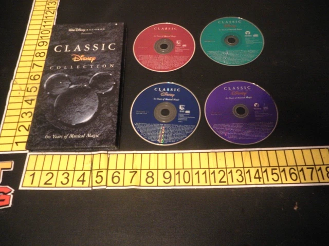 DISNEY CLASSIC COLLECTION 60 Years of Musical Magic (4 Disc Set CDs) £ ...