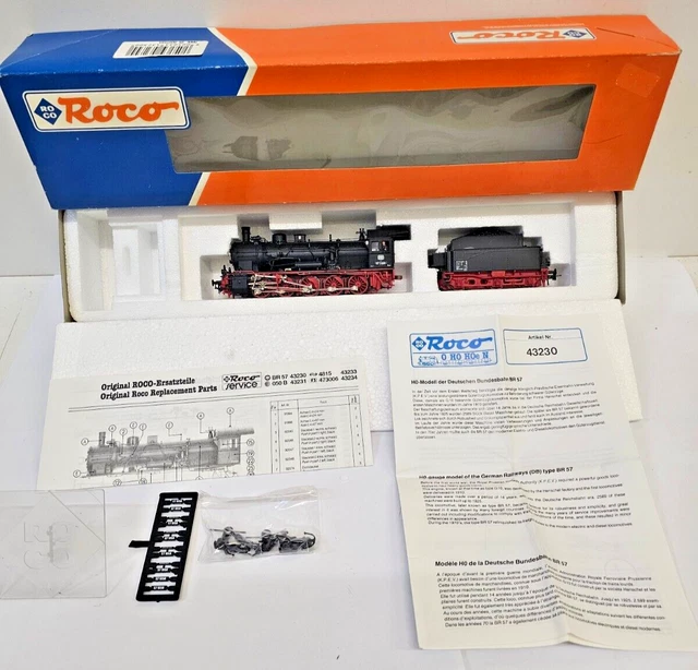 ROCO H0 43230 Tenderlok BR 57 3468 Bespielt, guter Zustand in OVP EUR ...