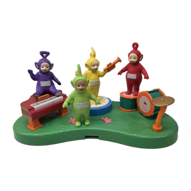 TELETUBBIES MUSIC DAY Playset With 4 Action Figures Music Band Sound ...