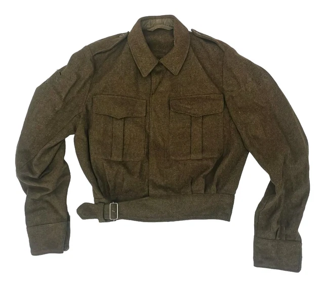 VINTAGE 1960S BRITISH Army WW2 Style Battledress Jacket Dutch 1937 ...