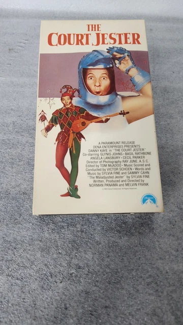 THE COURT JESTER VHS, Danny Kaye, Angela Lansbury, Basil Rathbone ...