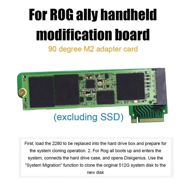 FOR Ally M.2 NVME Transfer Card 2280 PCIe 4.0 for Ally Modified M28832 ...