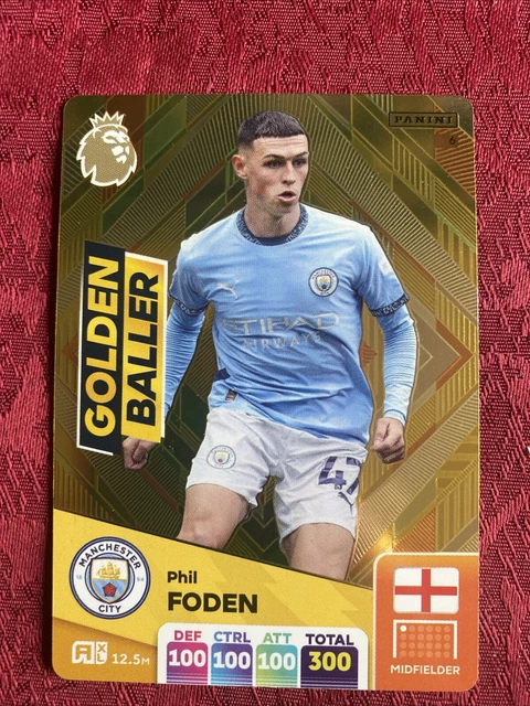 PHIL FODEN GOLDEN Baller Panini 2024/2025 Adrenalyn XL 24/25 Manchester ...