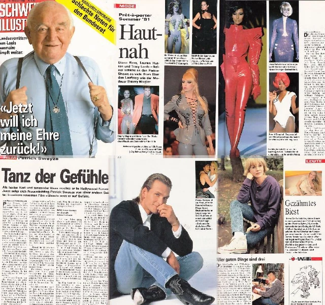 SCHWEIZER ILL. CHARLENE Tilton,Traci Lords,Iman,Lauren Hutton,Patrick ...