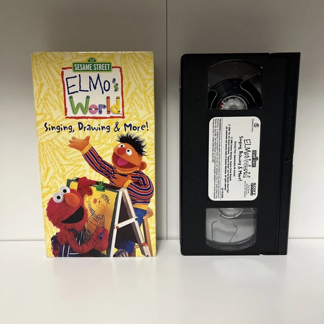 ELMO’S WORLD SINGING, Drawing And More! VHS Good Condition VHS Sesame ...