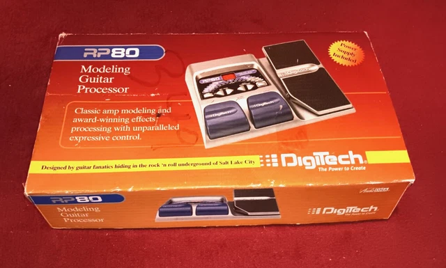 DIGITECH RP80 MODELING Guitar Processor With Box Power Supply ...