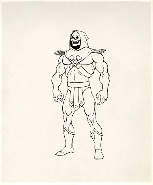 HE-MAN/SHE-RA MASTERS OF the Universe UNPAINTED SKELETOR model cel £30. ...