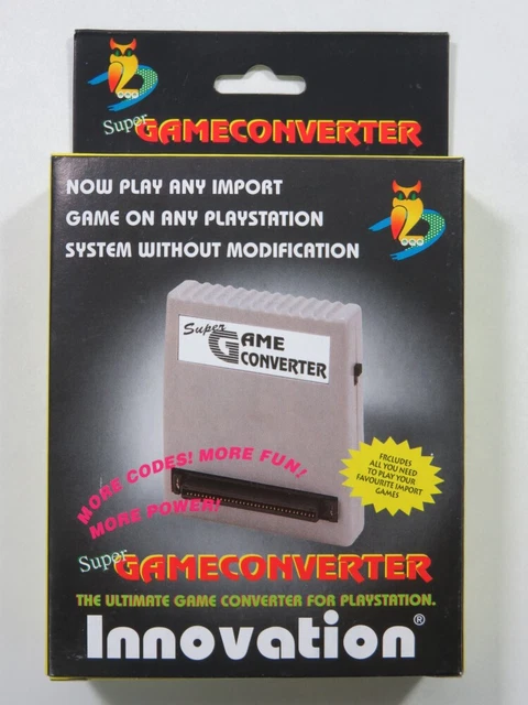 SUPER GAME CONVERTER - Action Replay Playstation 1 (Ps1) (Neuf - Brand ...