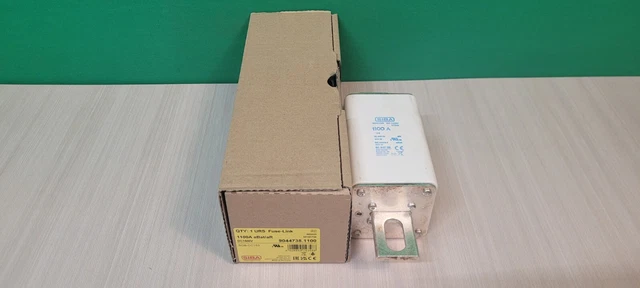 SIBA FUSE-LINK 1100A Fusible Abat / Ar DC1500V SQB-DC153 Boulonné Lame ...