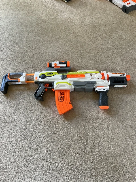 NERF MODULUS ECS-10 Nerf Gun With Extra Attachments And 50 yes 50 Darts ...