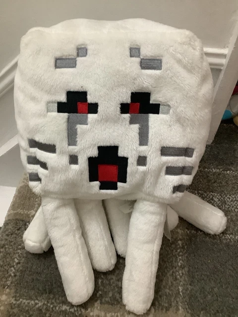 MINECRAFT GHAST PLUSH Doll Toy Monjang Jinx Spinmaster 32cm Very Rare ...