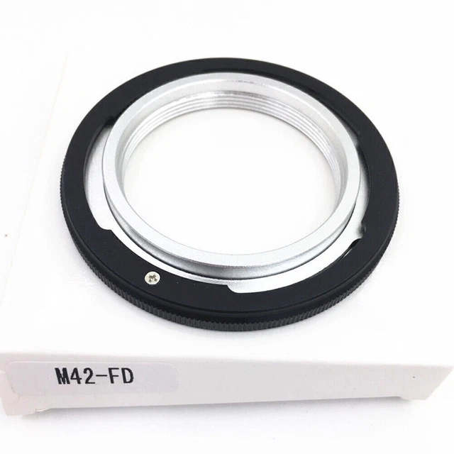 M42 SCREW TO FD Lens Adapter Ring For Canon FD Mount Camera AE-1 A1 F1 ...