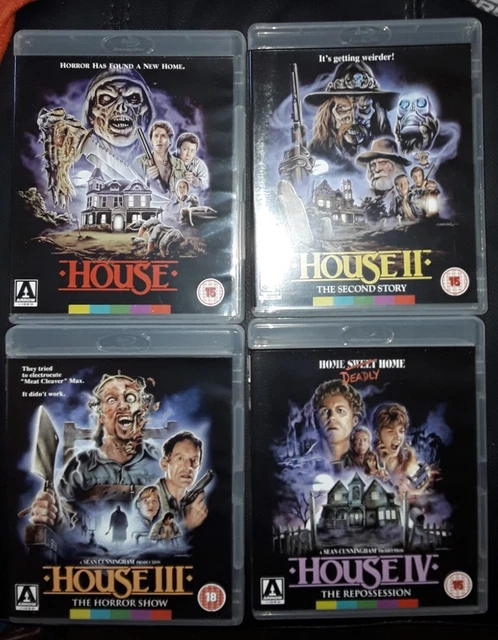 HOUSE I-IV BLURAY Collection Arrow Video Region B Mint Condition Horror ...