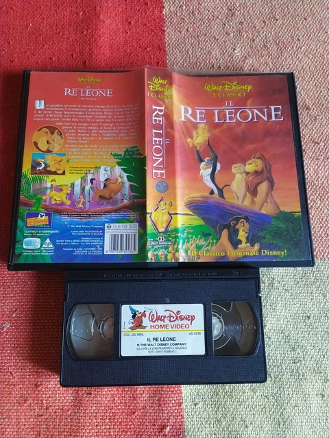 IL RE LEONE VHS italiano WALT DISNEY Ottobre 1995 Ologramma tondo I ...