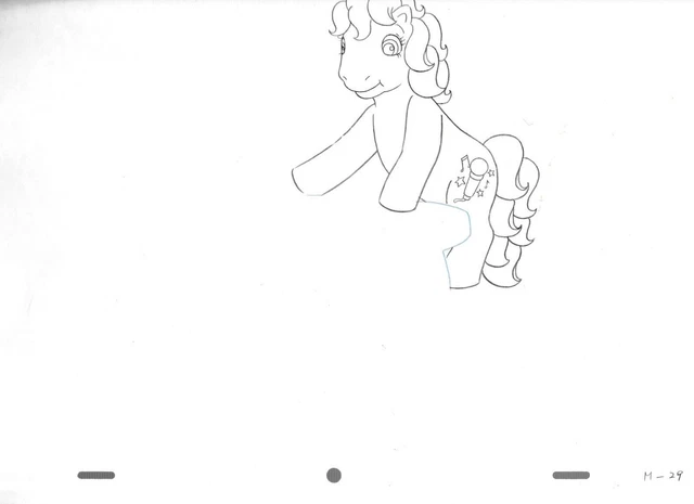 MY LITTLE PONY Cartoon Animation Production Pencil Drawing MLP M29-26 £ ...