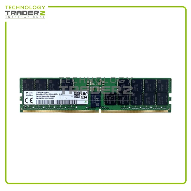 HMCG94AGBRA177N HYNIX 64GB PC5-44800 DDR5-5600MHz ECC REG 2Rx4 RDIMM ...