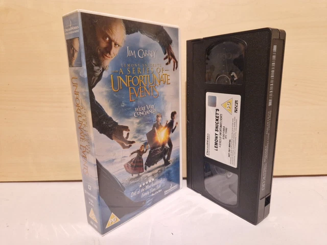 LEMONY SNICKETS A Series of Unfortunate Events - PAL VHS Video Tape ...