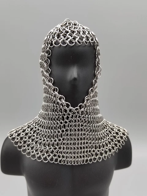 COOMODEL 1/6 SCALE Warrior Knight Head Chain Armour Model Metal $59.99 ...
