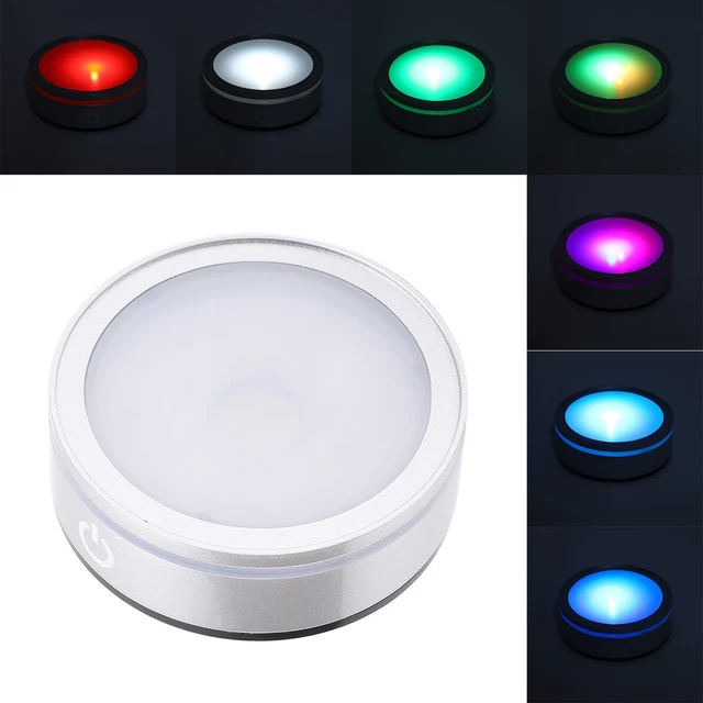 LED LIGHT DISPLAY Base Touch Control LED Light Base For Jewelry Crafts ...