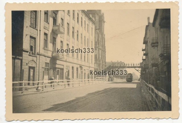 FOTO VERBINDUNGSBRÜCKE IM Ghetto Lodz Litzmannstadt Wehrmacht Besatzung ...