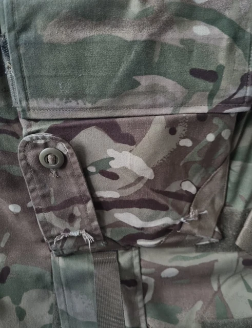 GENUINE BRITISH ARMY Body Armour Cover ECBA MTP With Soft Filler 180/ ...