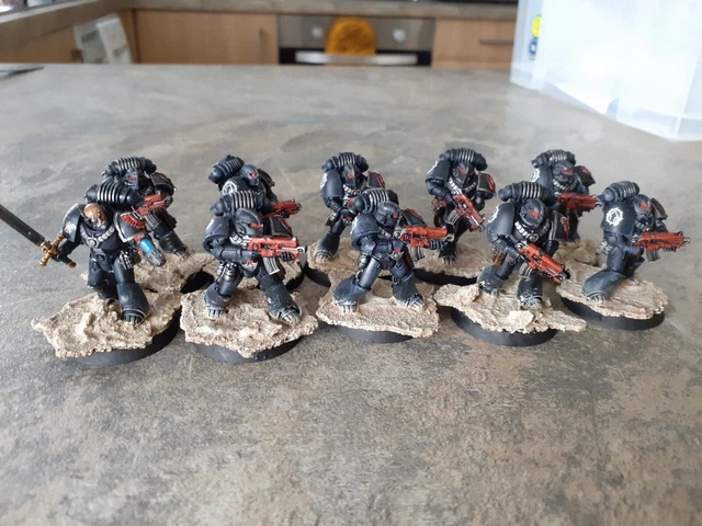 WARHAMMER 30K HORUS Heresy Space Marine MKVI Tactical Squad Dark Angels ...