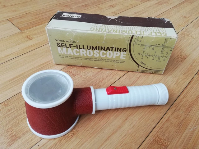 SONCA SELF-ILLUMINATING MACROSCOPE VINTAGE MODEL NO. 7120 Stamp ...