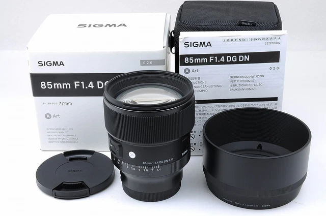 SIGMA ART 85MM F/1.4 DG DN For Sony E mount [Mint w/Box] from Japan ...