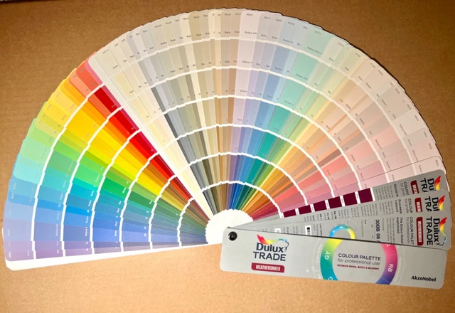 DULUX PROFESSIONAL TRADE Colour Palette Fan Deck. £45.00 - PicClick UK