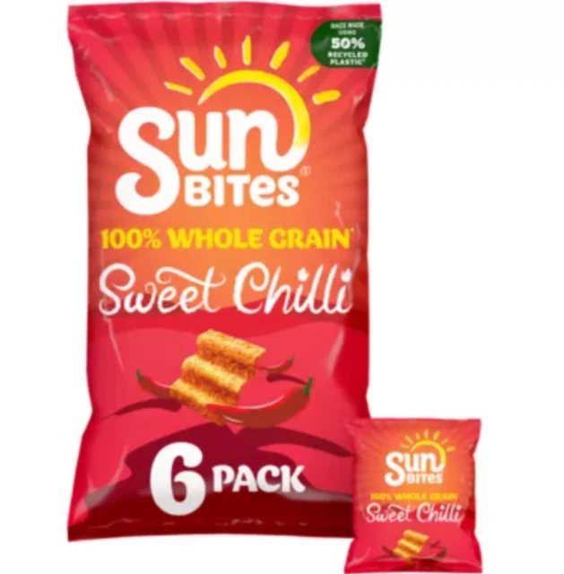 WALKERS SUN BITES Sweet Chilli Crisps 6 PACK X 2 £8.99 - PicClick UK