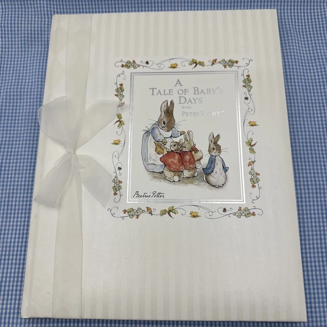 BEATRIX POTTER PETER Rabbit Tale of Babys Days Baby Record Book Lovely ...